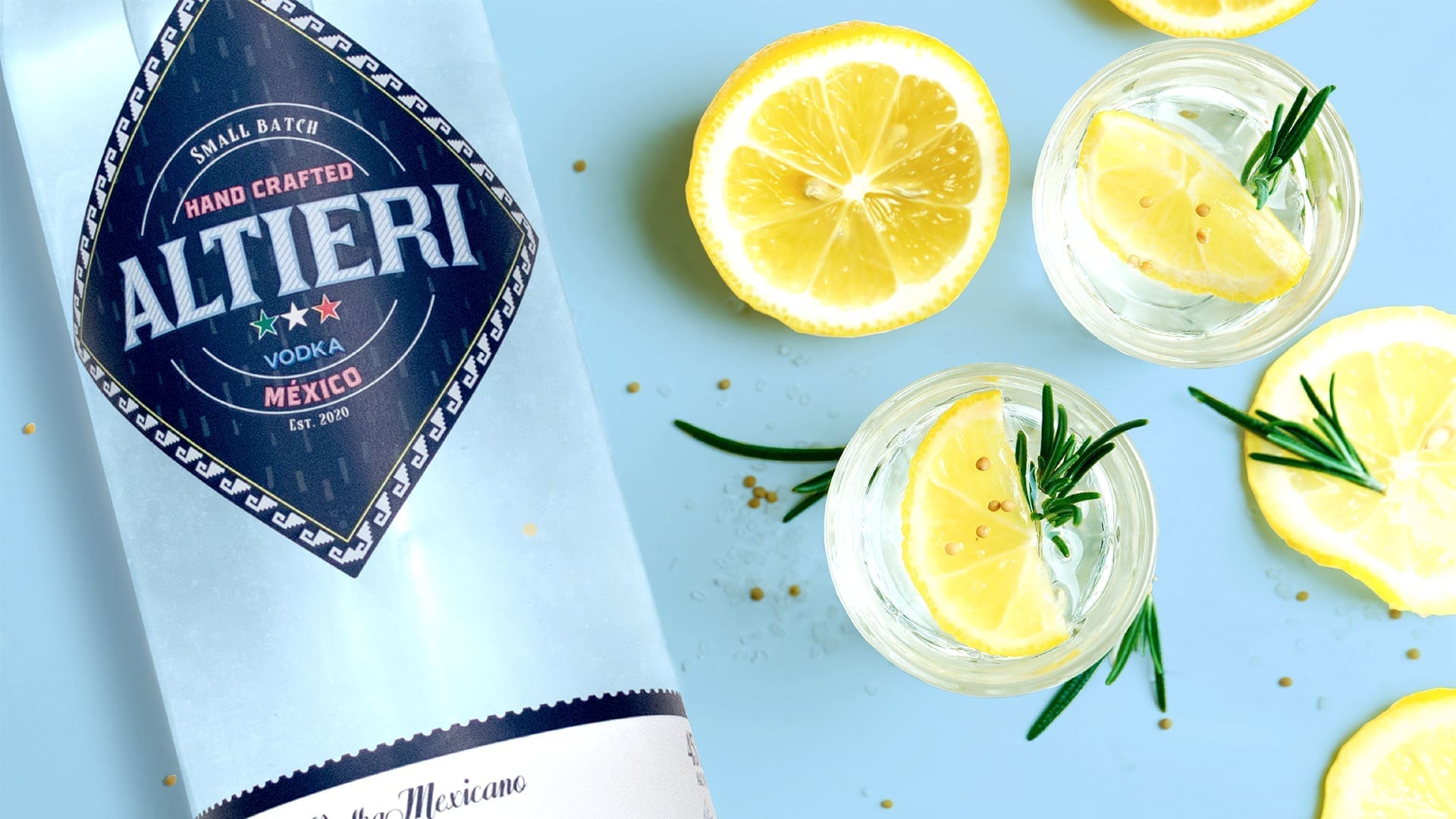 Conoce Altieri: vodka destilado de maíz azul