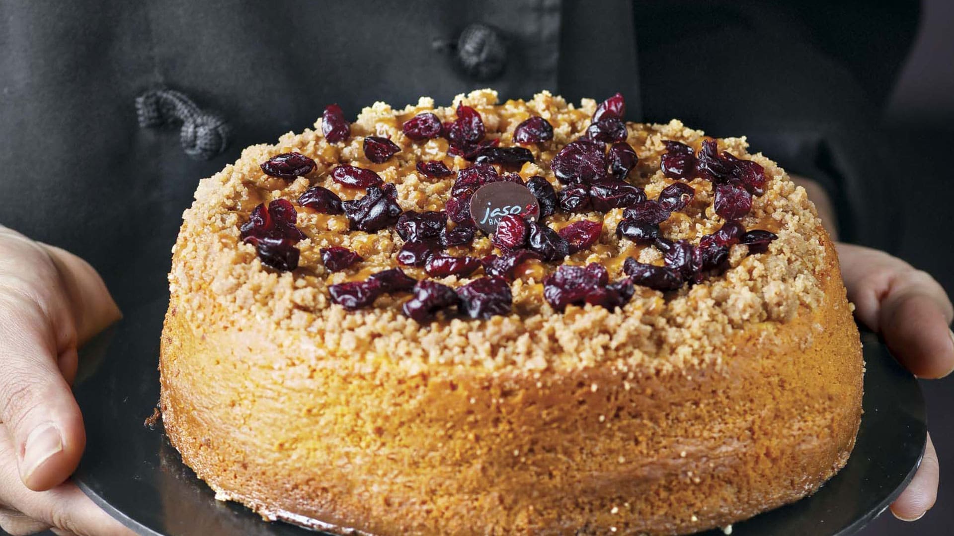 Cheesecake con cranberries