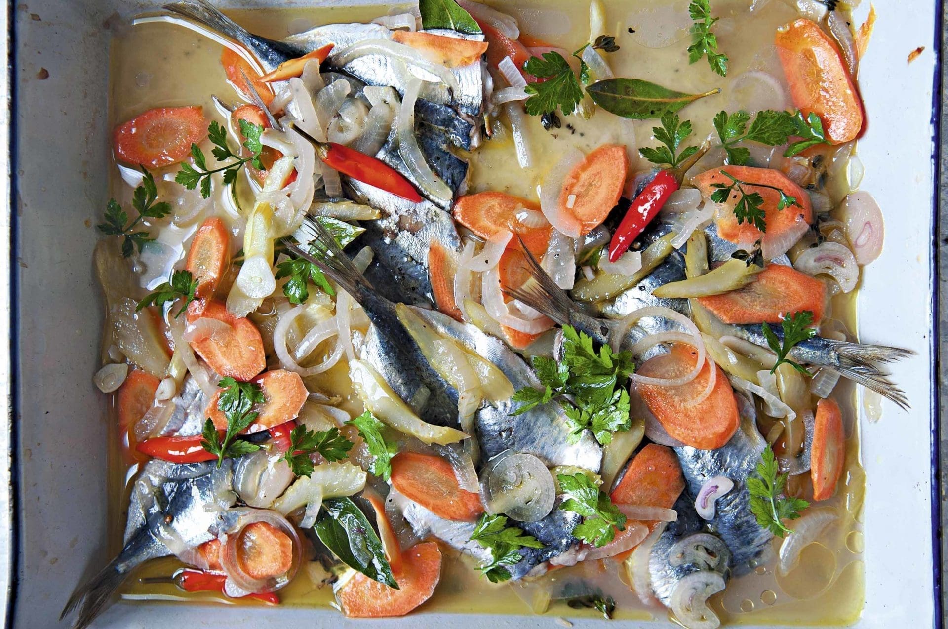 Savoro (pescado en escabeche)