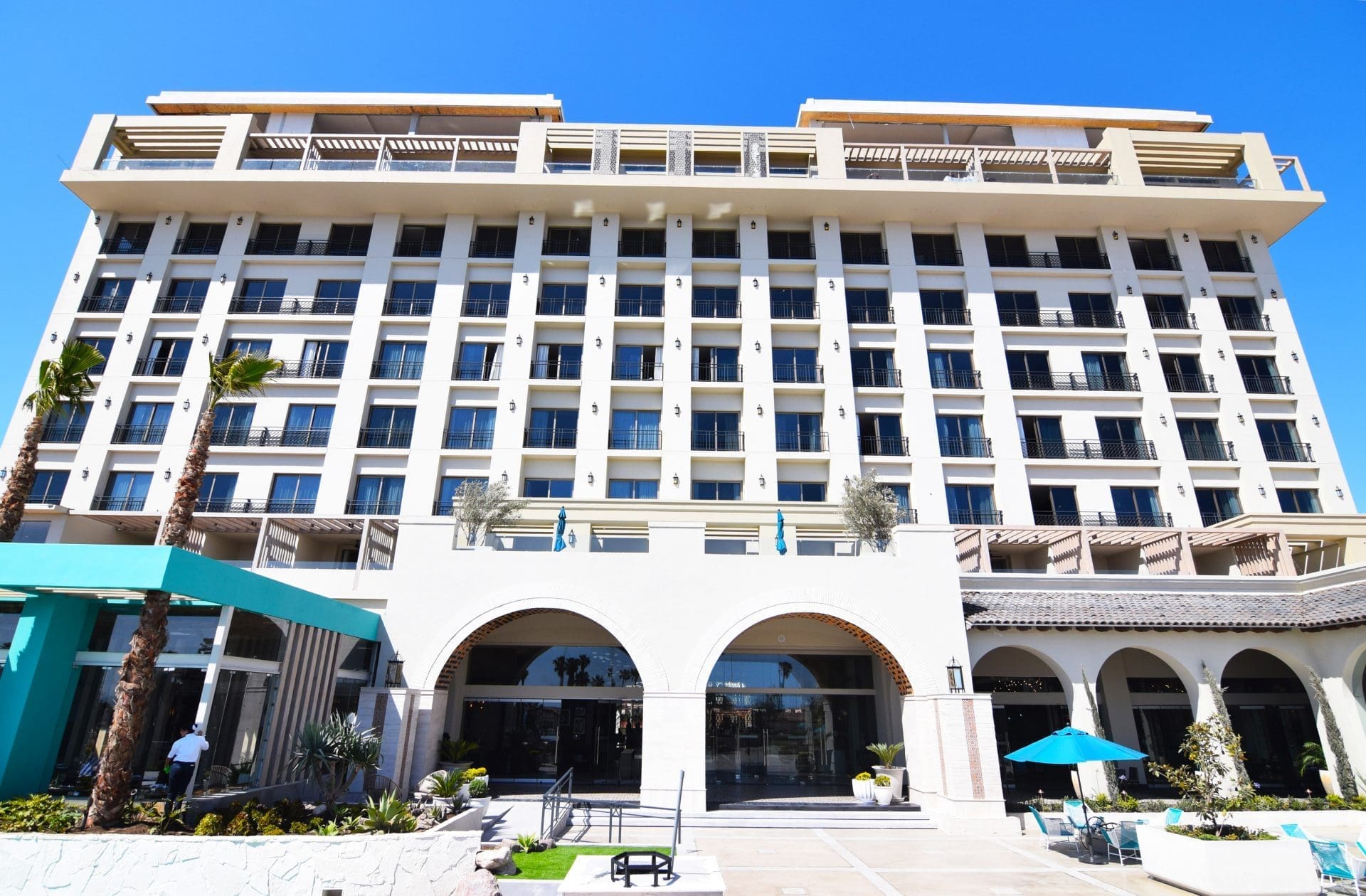 El mar de Ensenada, el hogar de Hotel Torre Lucerna